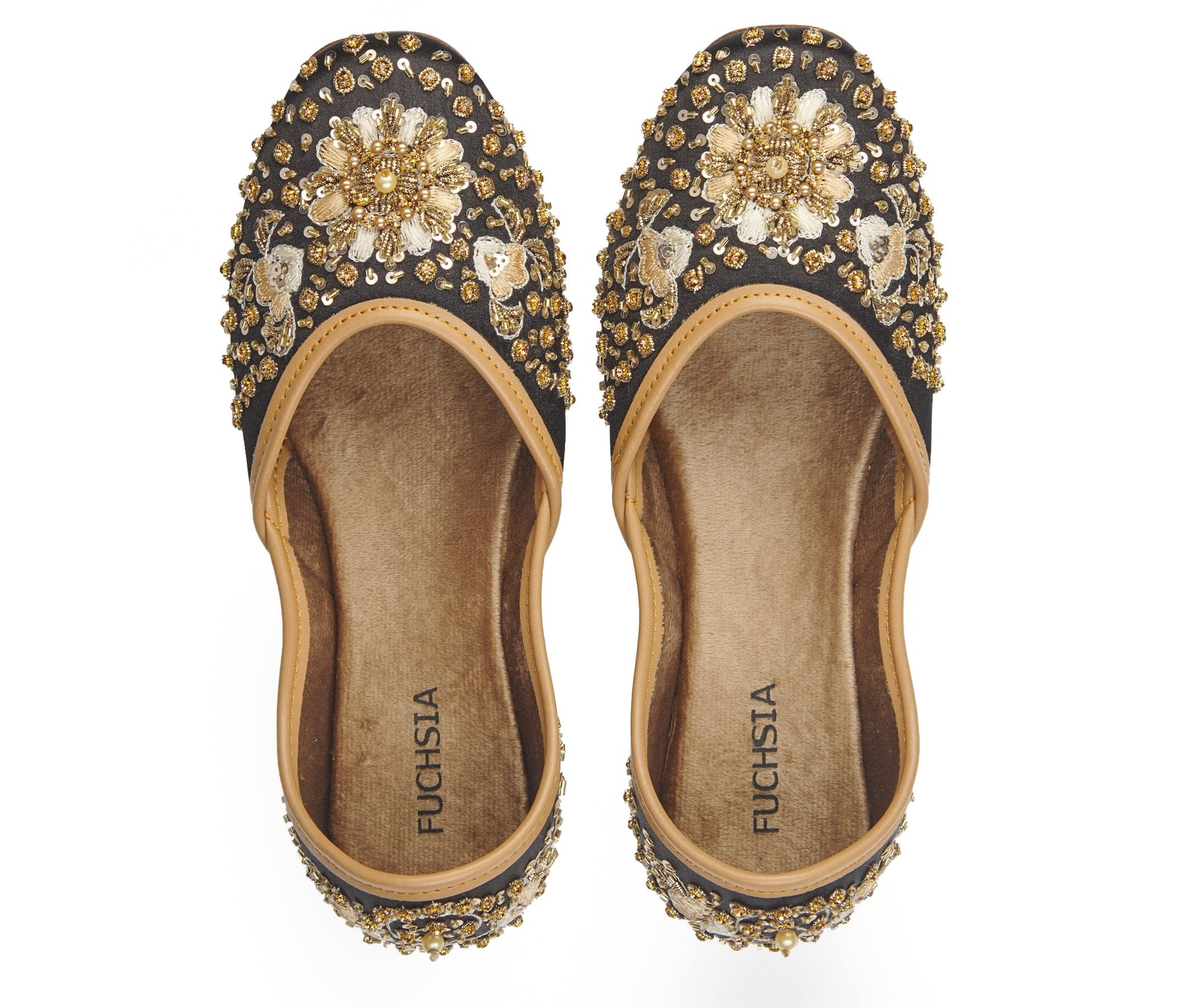 Fuchsia Midnight Glamour Flats – Fuchsia Inc.