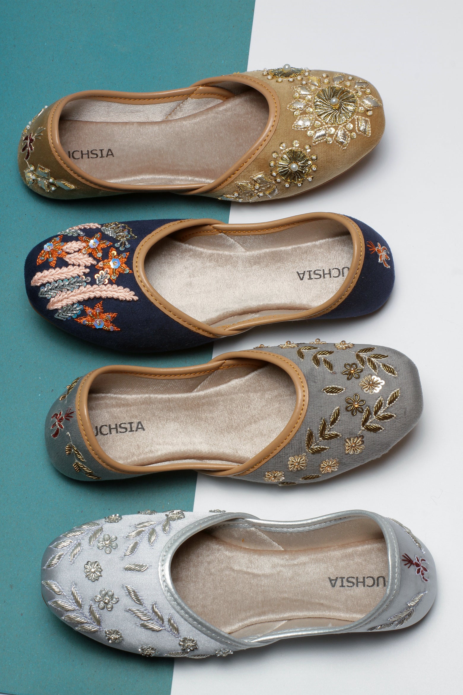 Fuchsia Shoes: Artisanal, Sustainable Women's Jutti Ballet Flats ...