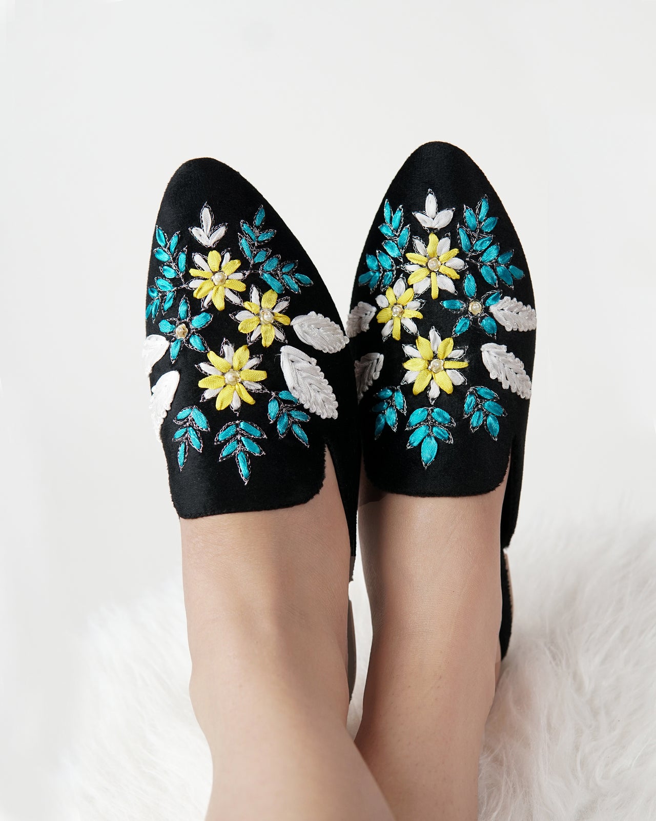 Fuchsia Shoes: Artisanal, Sustainable Women's Jutti Ballet Flats ...