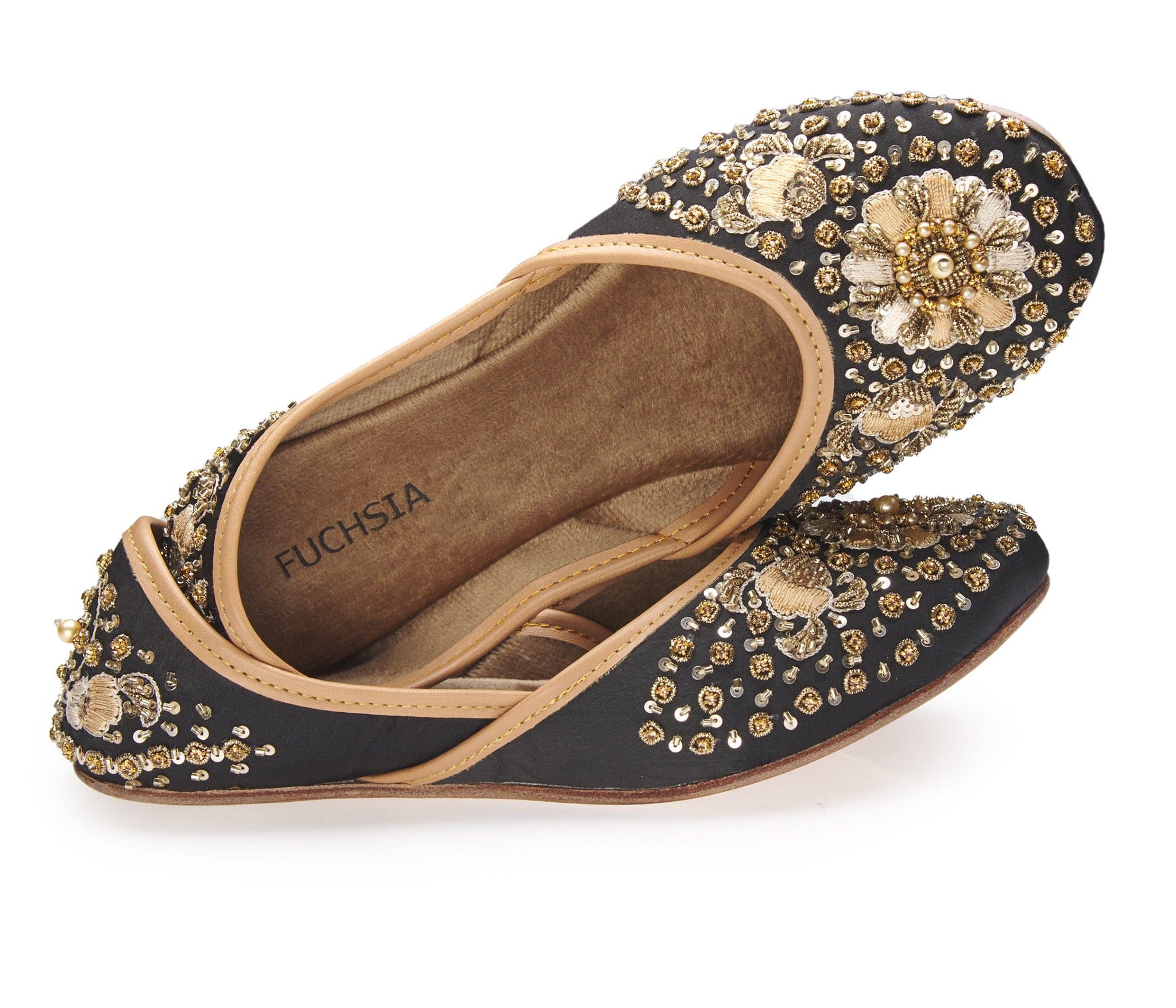 Fuchsia Midnight Glamour Flats – Fuchsia Inc.